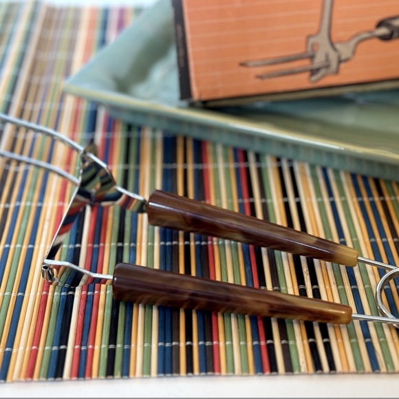 Serverette | Dining | Vintage Retro Hostess Serverette Meat Fork With ...